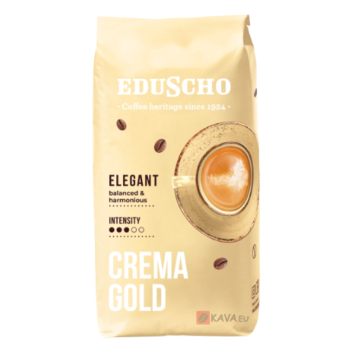 Eduscho Caffe Crema Gold coffee beans 1kg - KAVA.eu