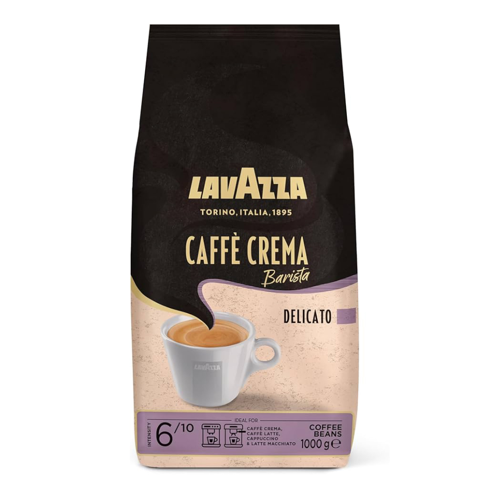 Lavazza Barista Caffe Crema Delicato coffee beans 1kg - KAVA.eu