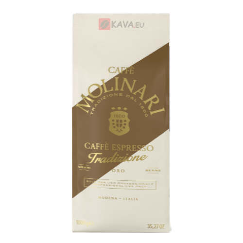 Molinari Tradizione Oro coffee beans 1kg - KAVA.eu