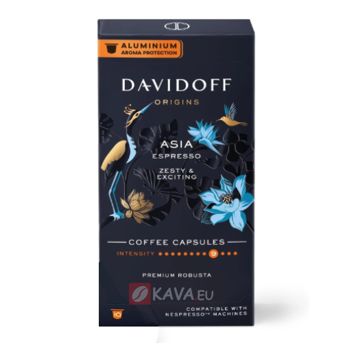 Davidoff Asia Espresso kapsule Nespresso 10ks - KAVA.eu