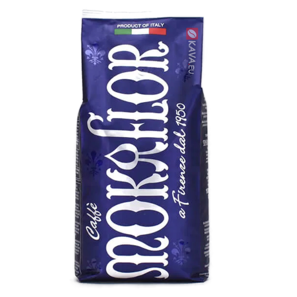 Mokaflor Blu coffee beans 1 kg – 50% arabica, 50% robusta for strong ...